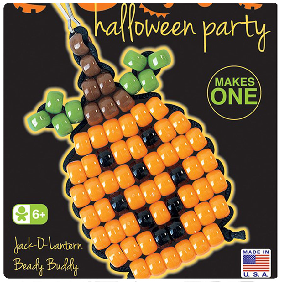 Jack O Lantern Beady Buddy Pony Bead Kit